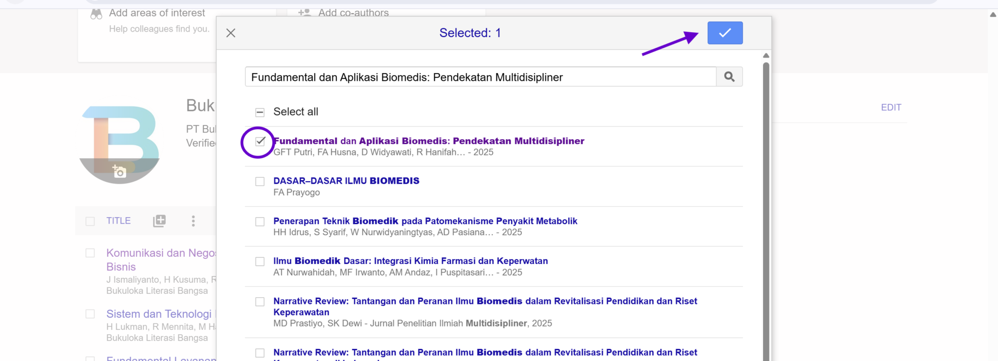 Cara Menambahkan Buku ke Google Scholar - Penerbit Bukuloka